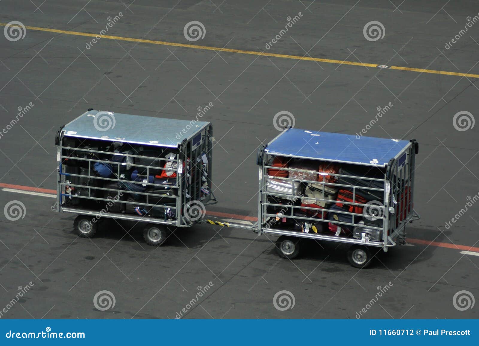 Airport vehicle stock photo. Image of baggage, preparation - 11660712