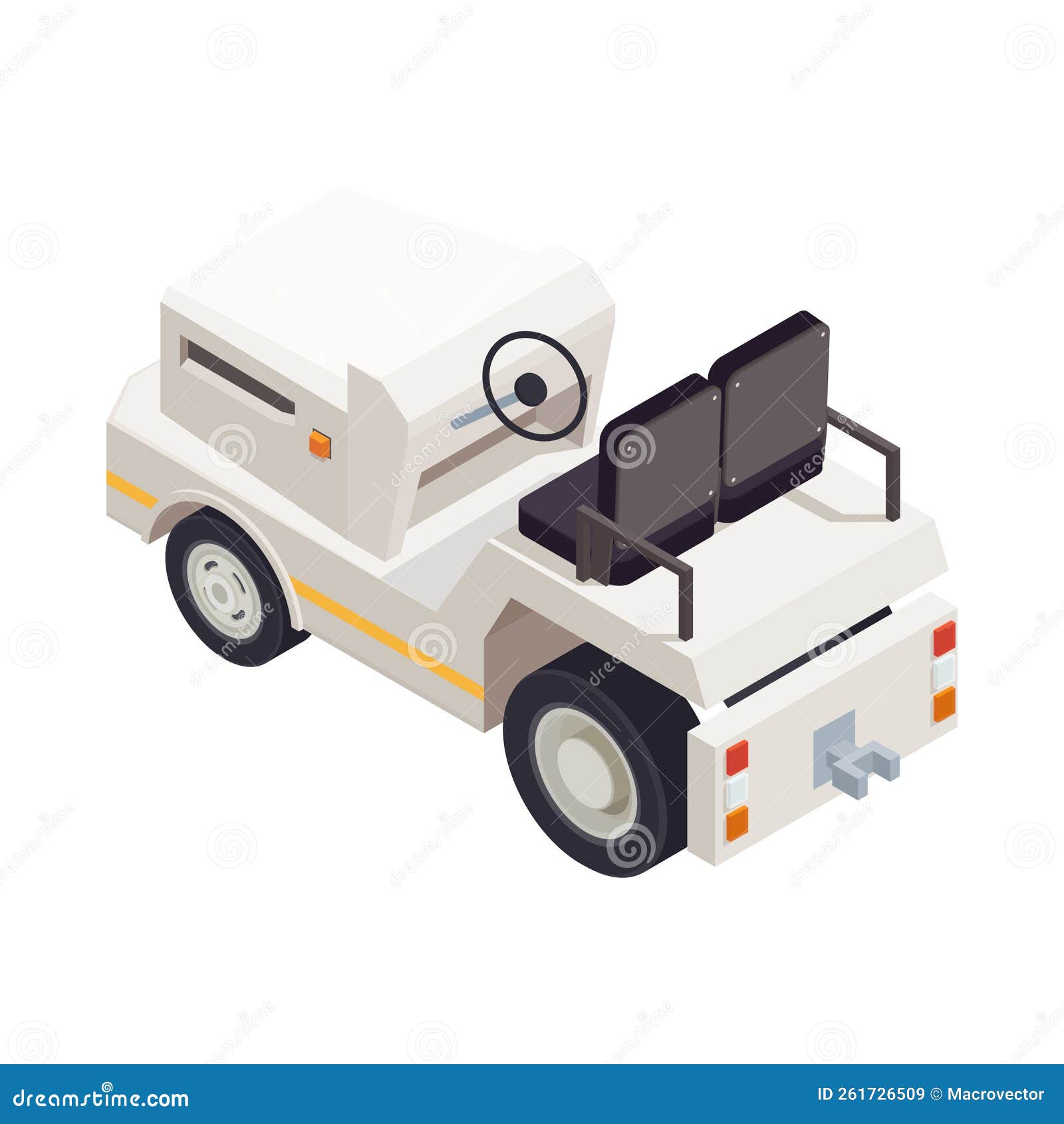Airport Vehicle Illustration Stock Vector - Illustration of transfer ...
