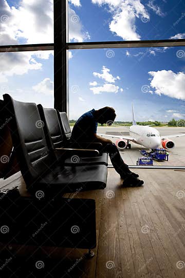 Airport Wait Transfer stock photo. Image of stopover, arrival - 6036300