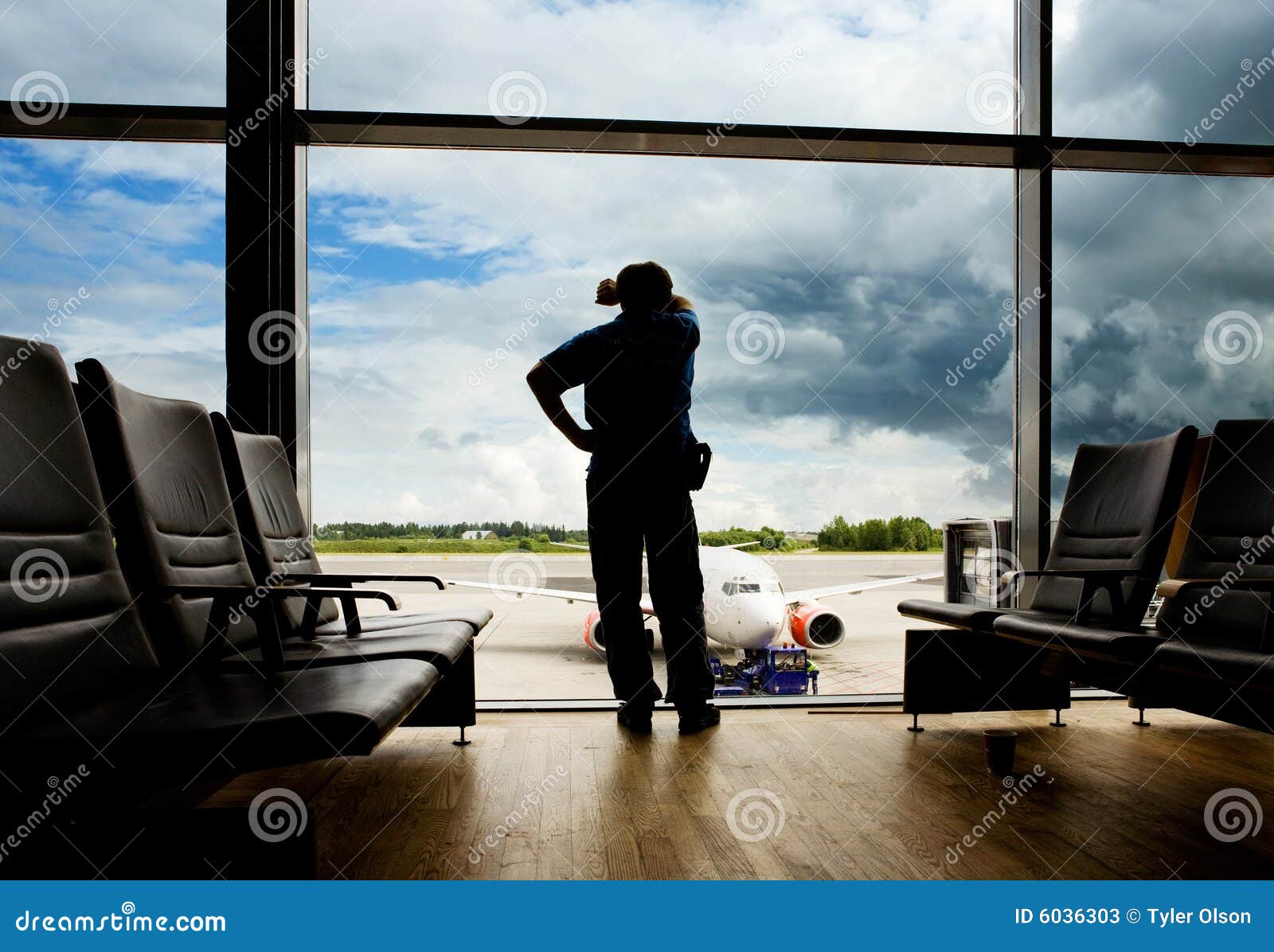 Airport Wait Transfer stock image. Image of person, gate - 6036303