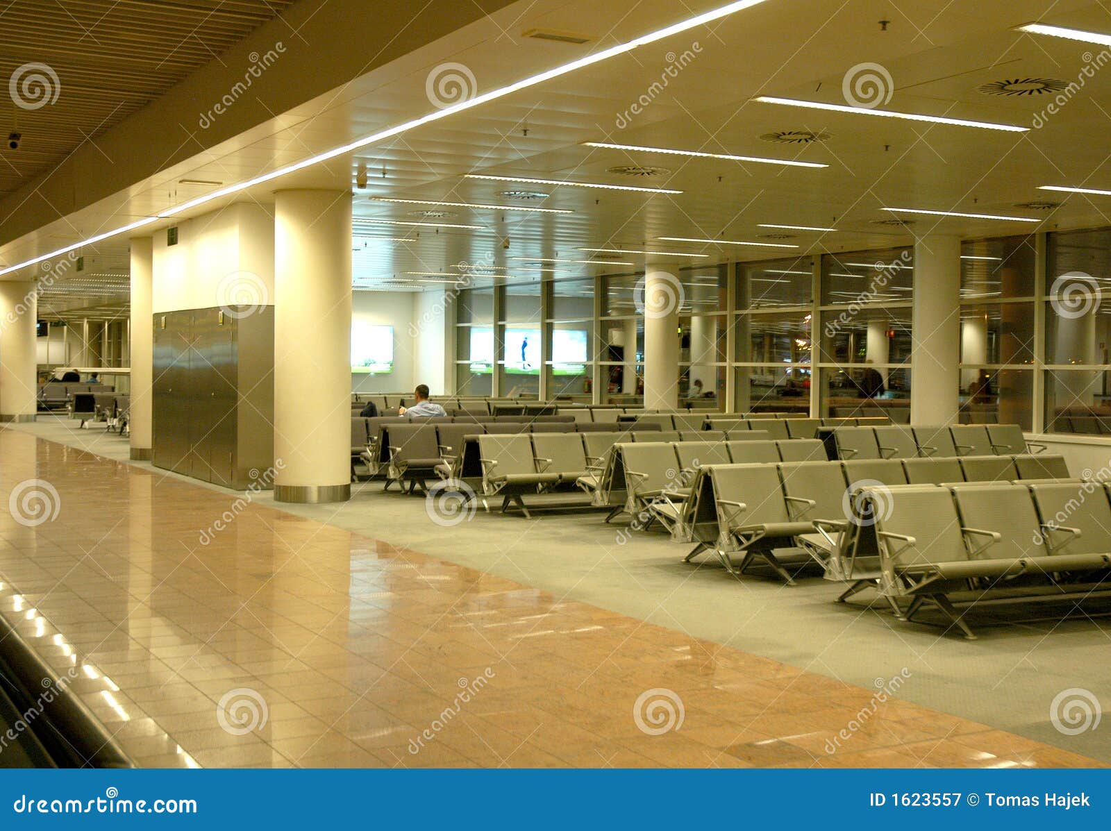 Airport Waiting Area stock image. Image of seat, chairs - 1623557