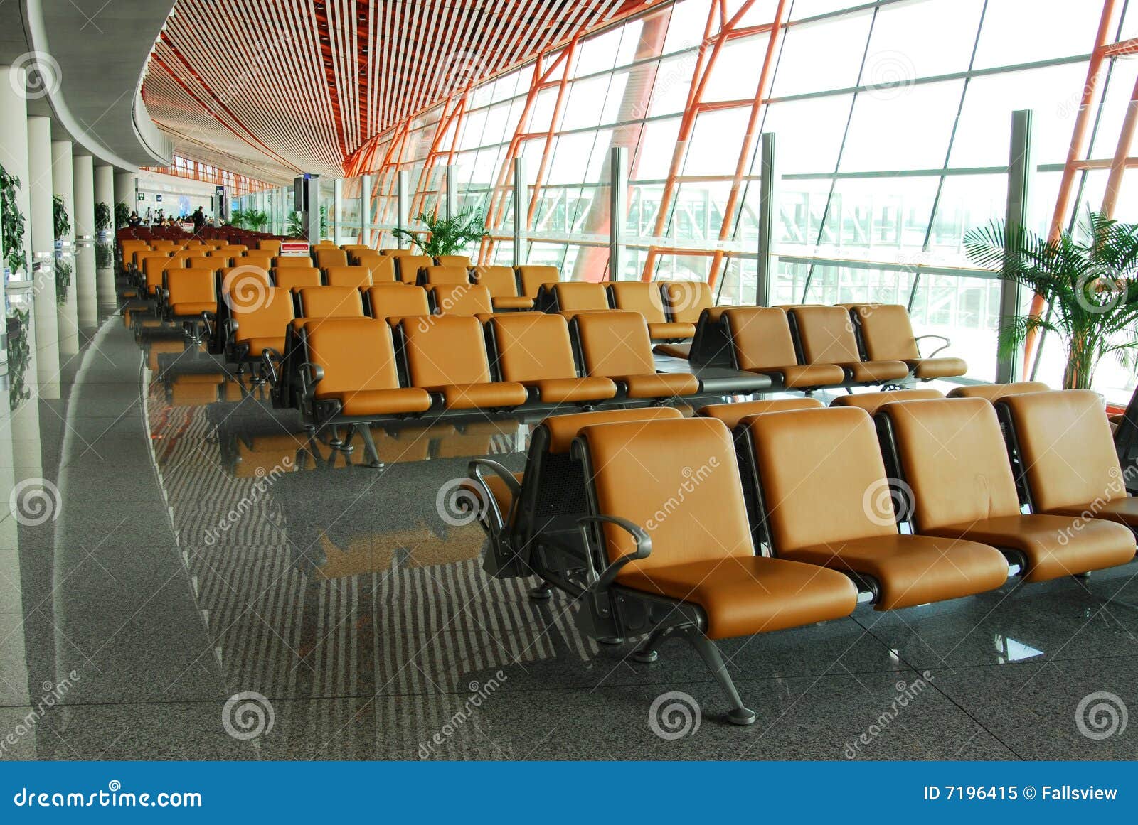 Airport Waiting Room Or Lounge Royalty-Free Stock Image | CartoonDealer ...
