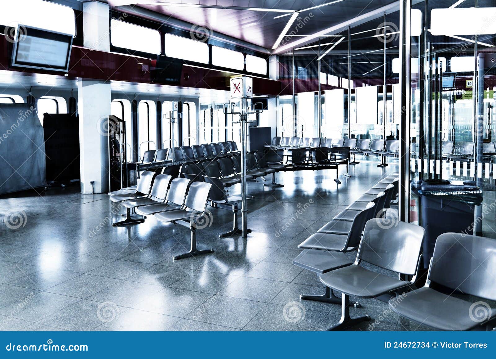 Airport Waiting Room stock photo. Image of lobby, room - 24672734