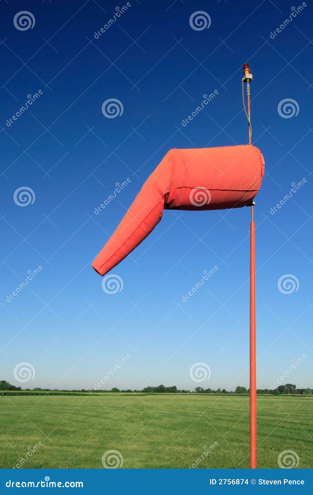 Airport Windsock stock photo. Image of weather, blue, airport - 2756874
