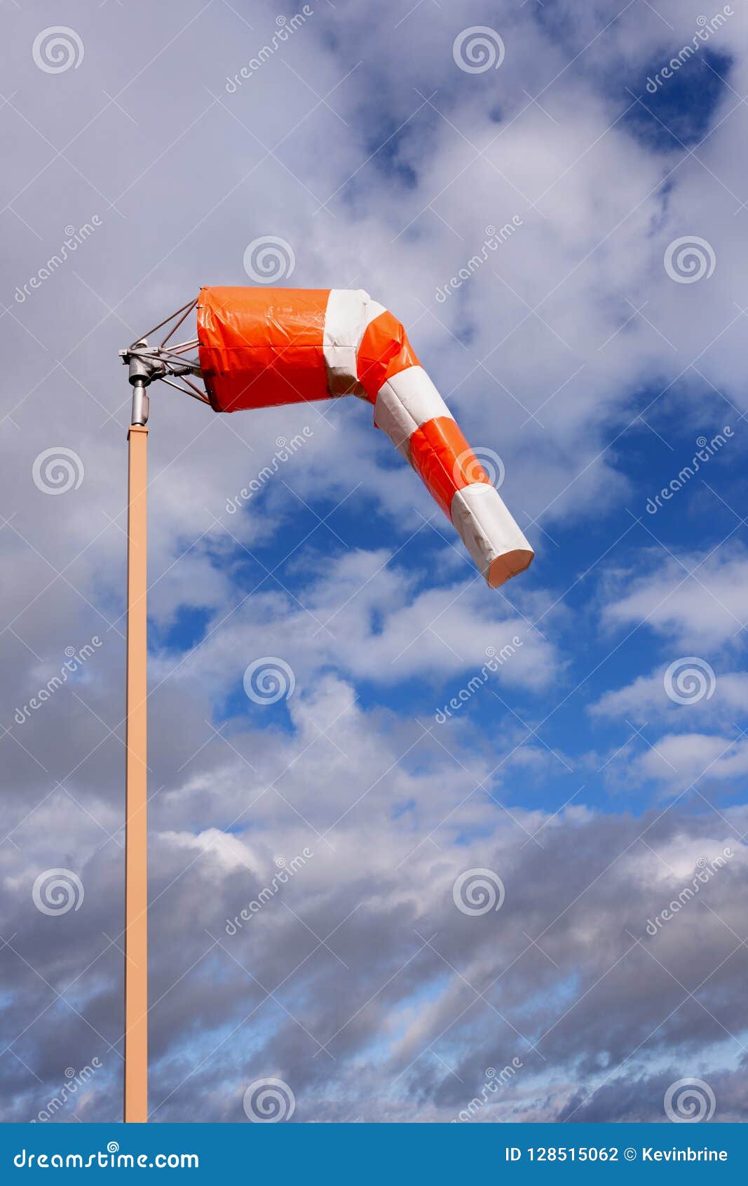 Airport Windsock stock photo. Image of gauge, cone, pole - 128515062