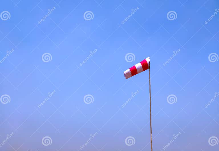 Airport Windsock or Wind Cone for Indication of Local Wind Direction ...