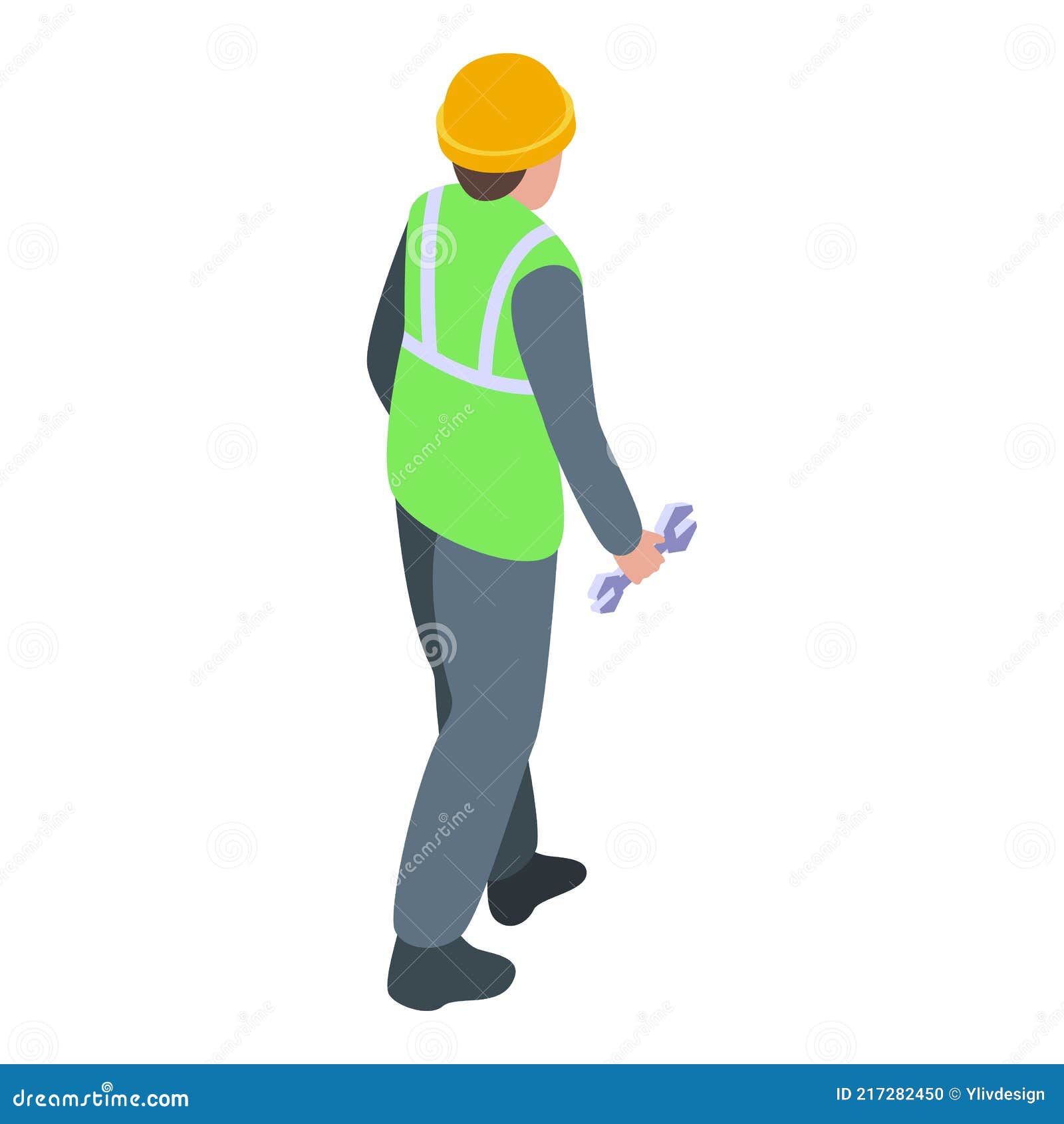 Airport Worker Icon, Isometric Style Stock Vector - Illustration of ...