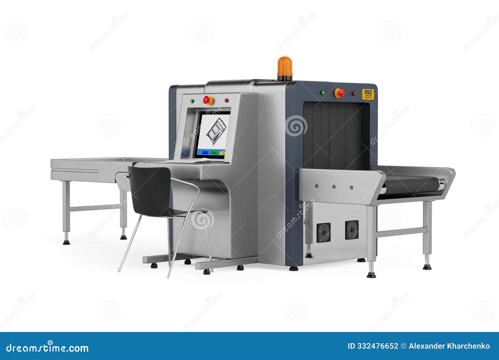 Baggage X-ray Scanner Airport Security Service Scanner And Conveyor ...