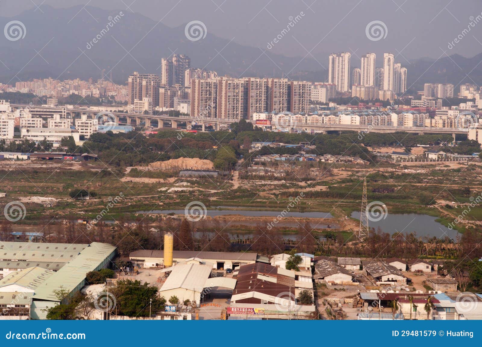 Airscape the City of Zhuhai Editorial Stock Image - Image of cityscape ...