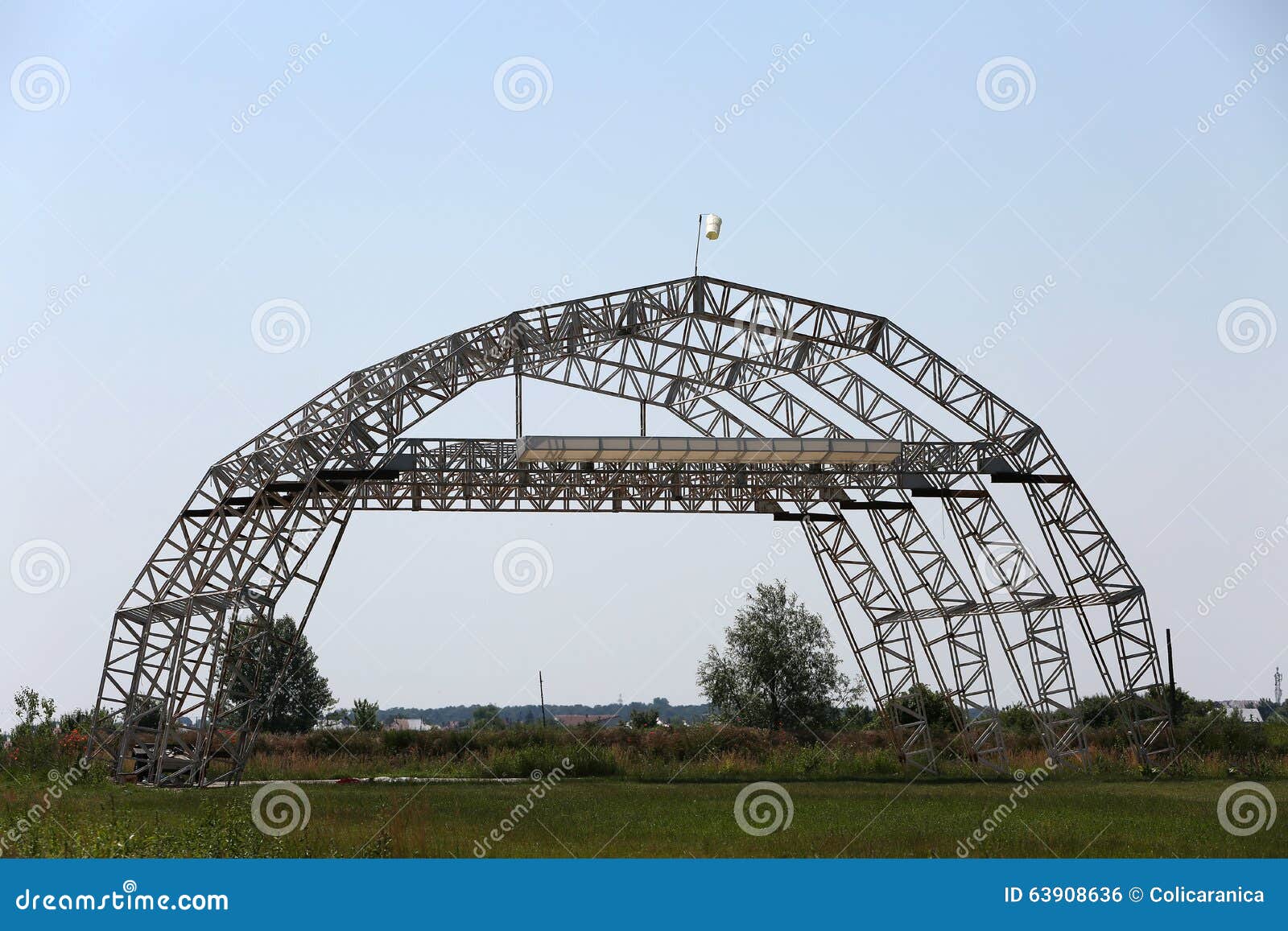 Airshed stock photo. Image of constructed, scaffolding - 63908636