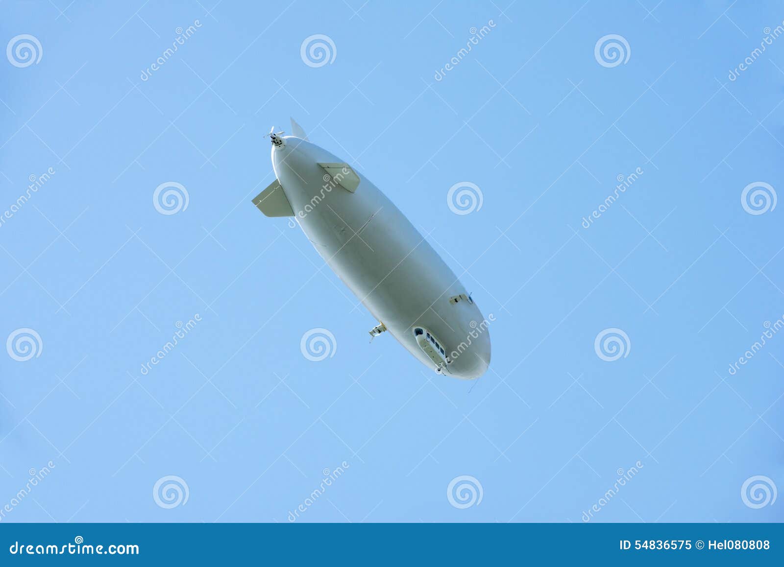 Zeppelin, Airship in Flight Stock Image - Image of tail, gear: 54836575
