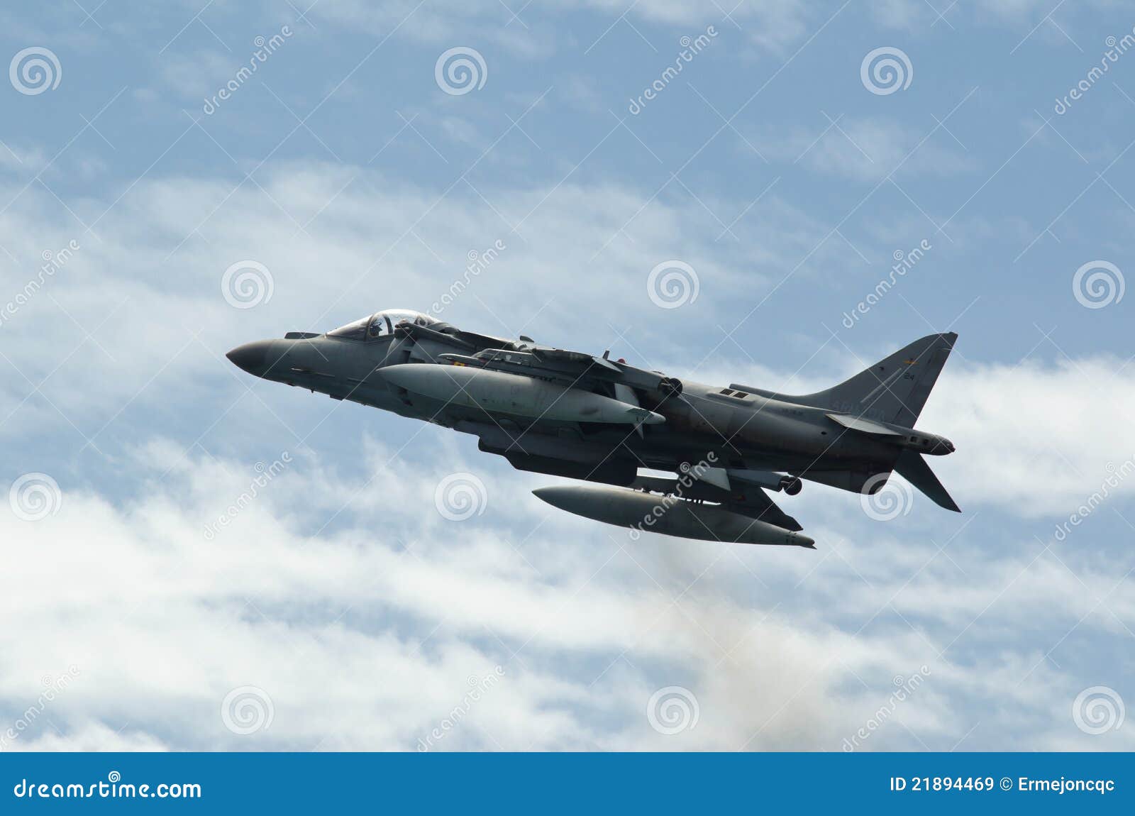 Airshow of the Aircraft Harrier AV-B8 Editorial Stock Image - Image of ...