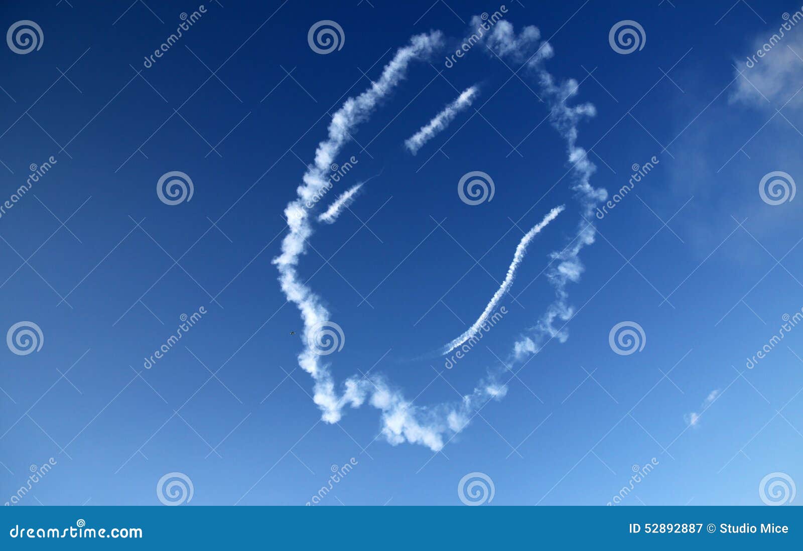 Airshow Smiley Face stock image. Image of aviation, show - 52892887