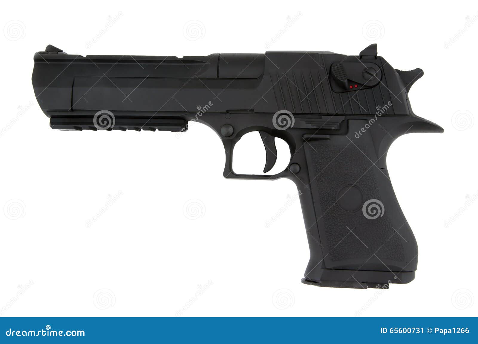 BB Gun, Old Airsoft Pistol Toy And Magazine With BB Gun Bullets On Wood ...