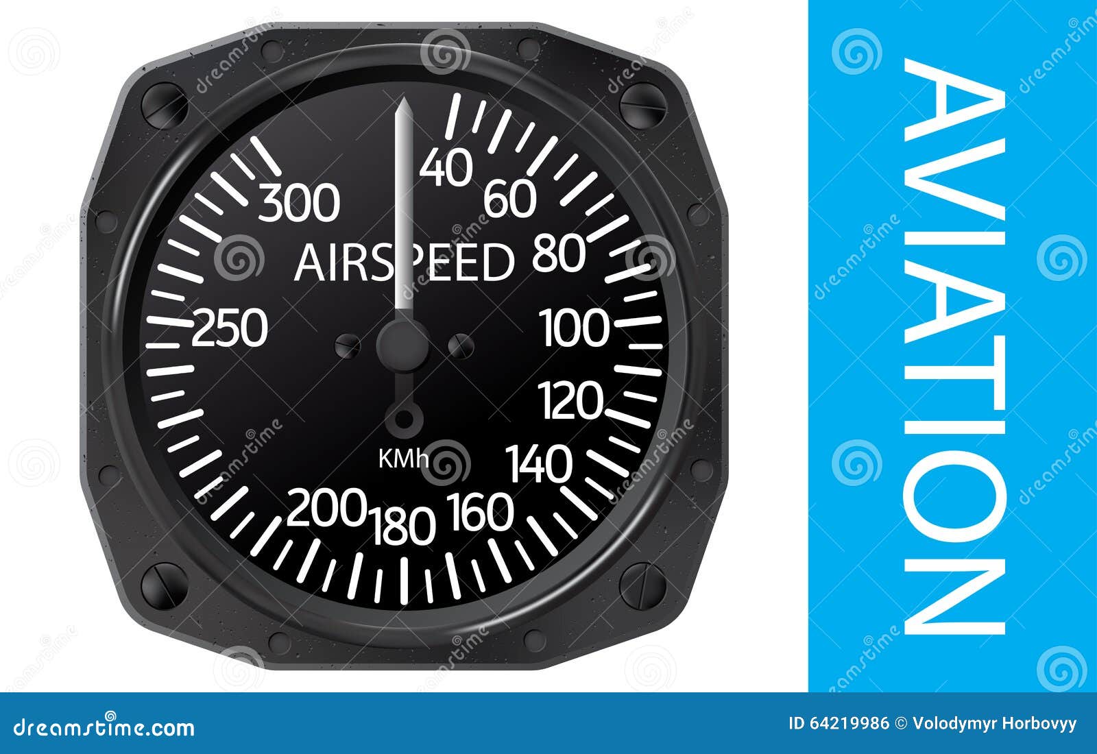 Airspeed Indicator Vector | CartoonDealer.com #64219975