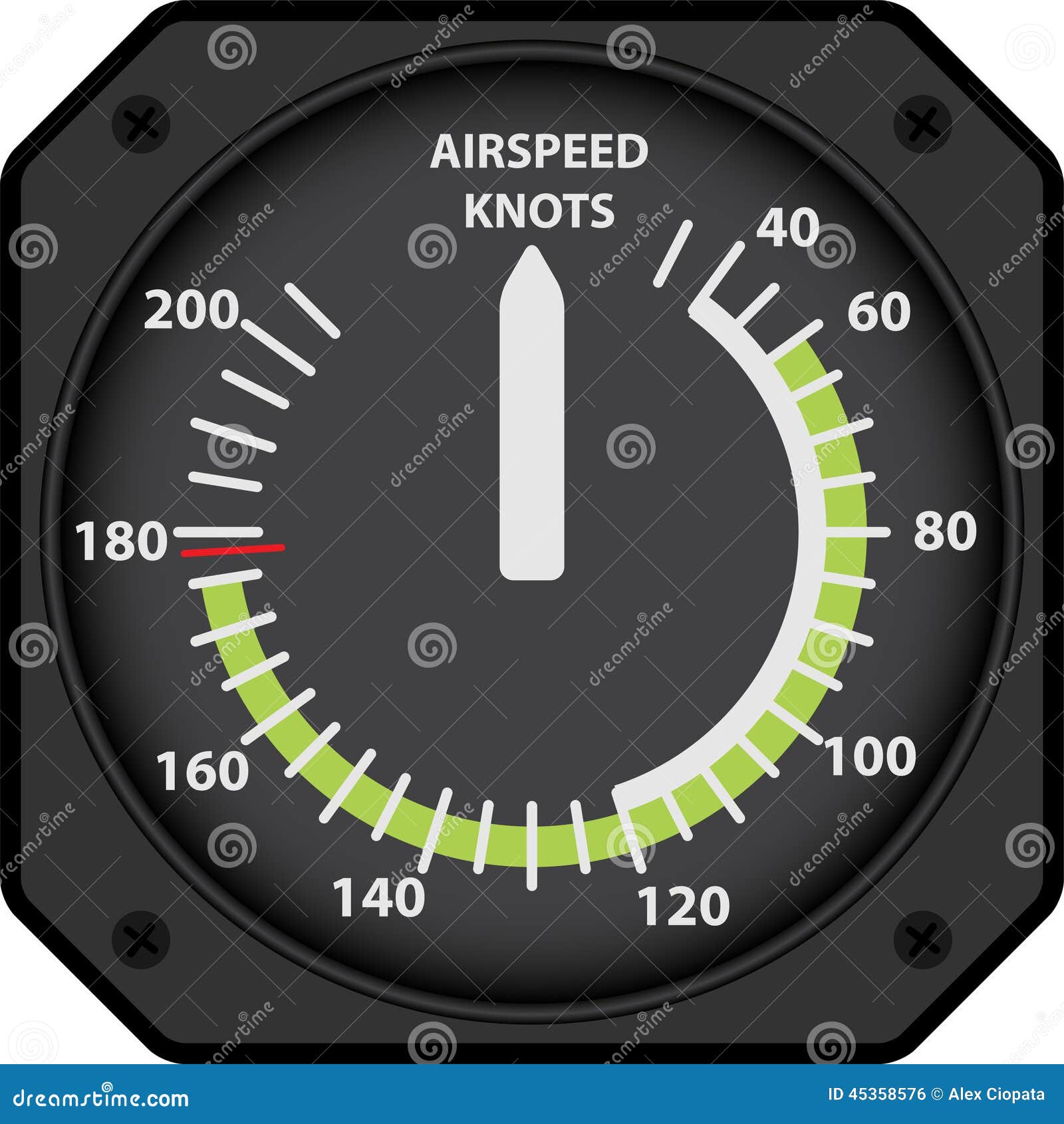 Airspeed Indicator Vector | CartoonDealer.com #64219975