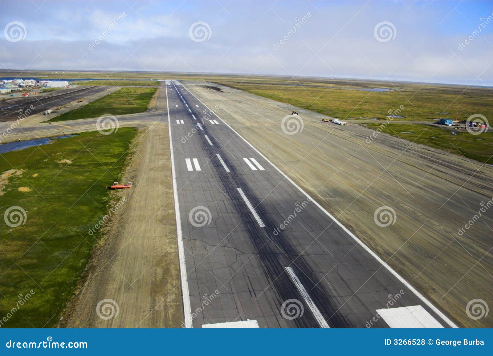Airstrip stock photo. Image of route, polar, landscape - 3266528