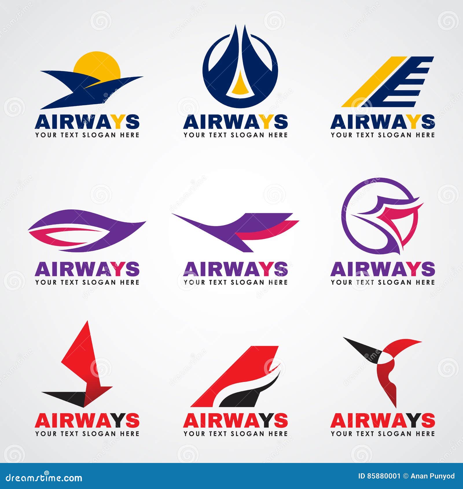 Bird Airline Logos