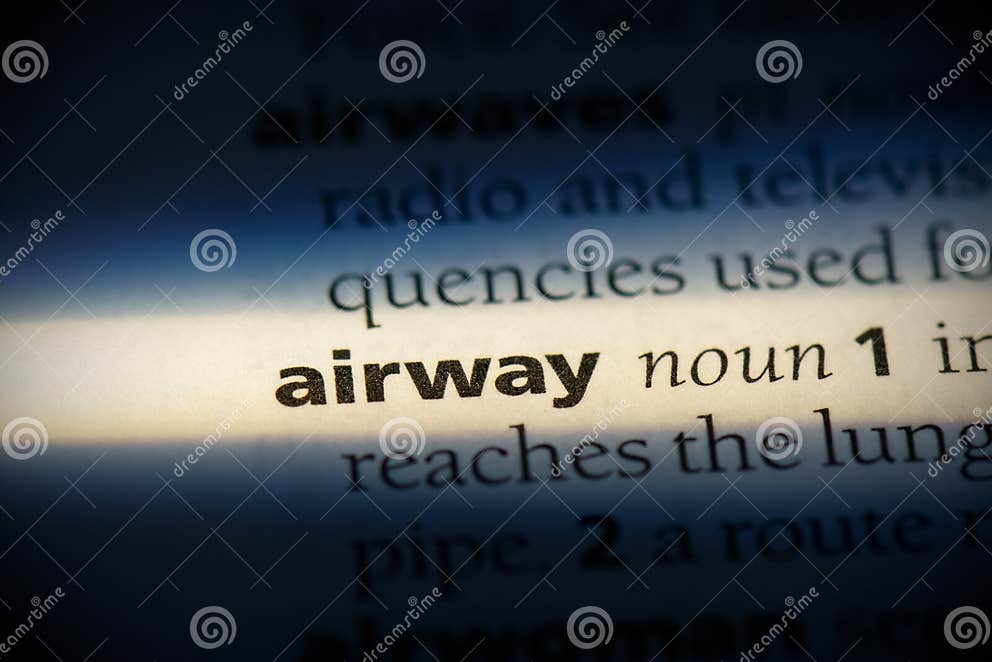 Airway stock photo. Image of english, etymology, thesaurus - 161577328
