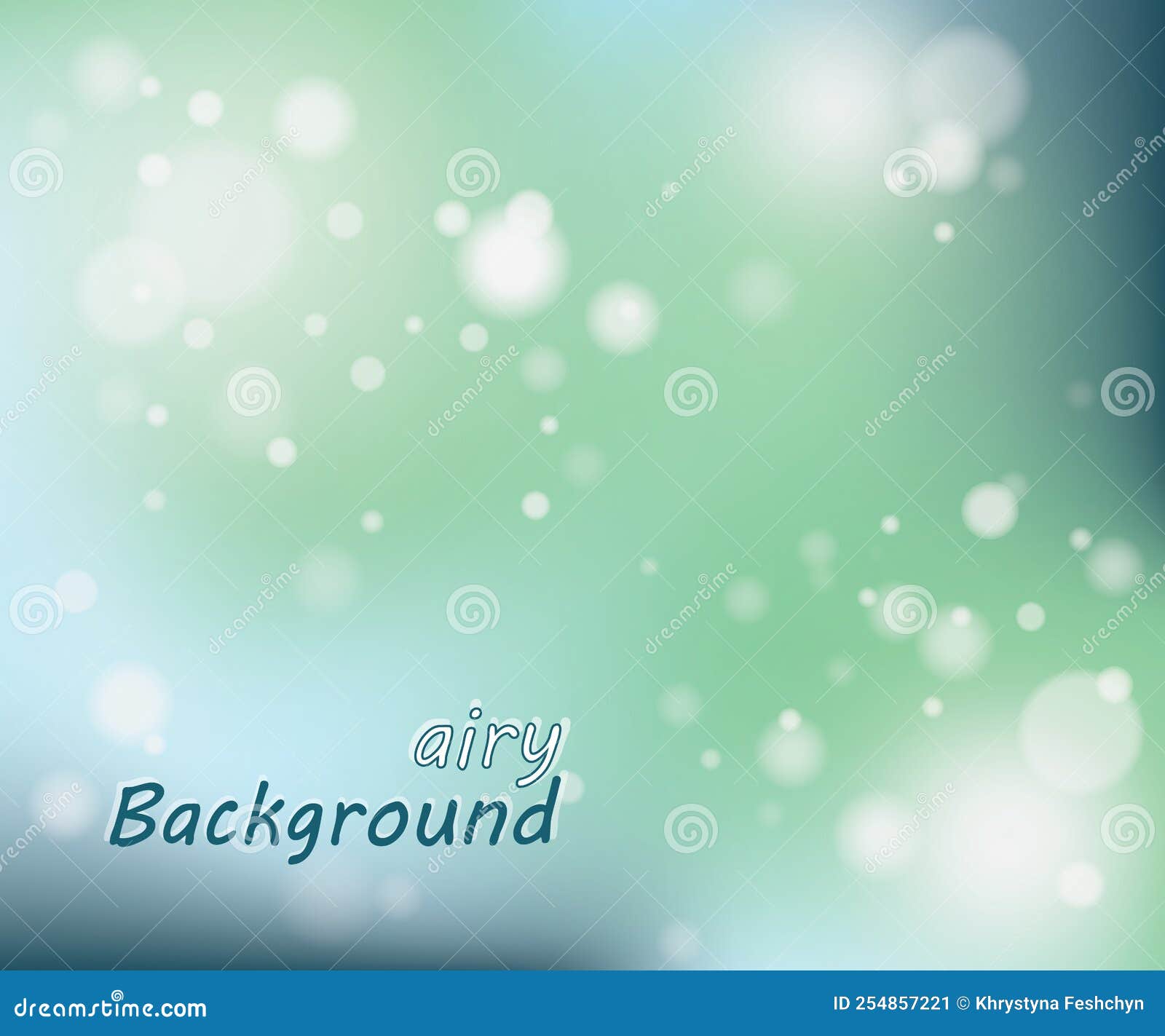 Airy Background with Circular Blur. Vector Abstract Illustration Stock ...