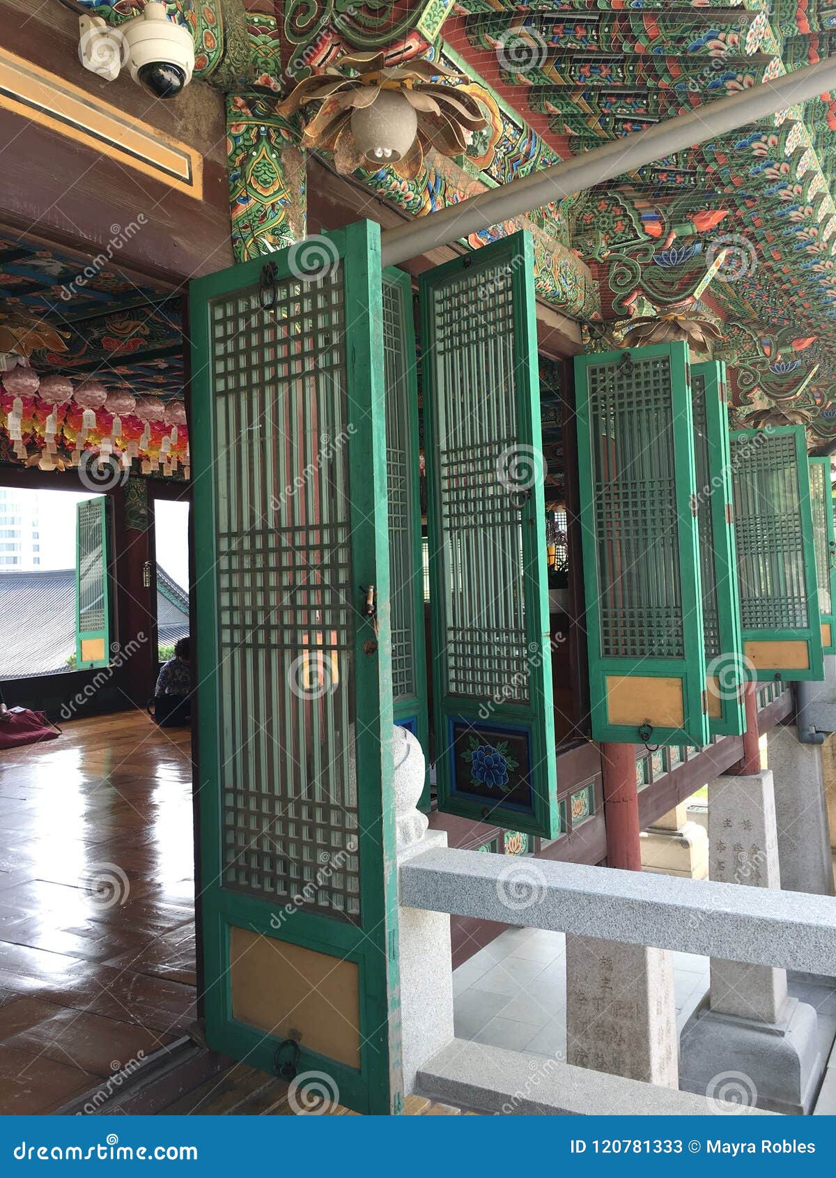 Buddhism Korean Temple Windows Stock Image - Image of temple, windows ...