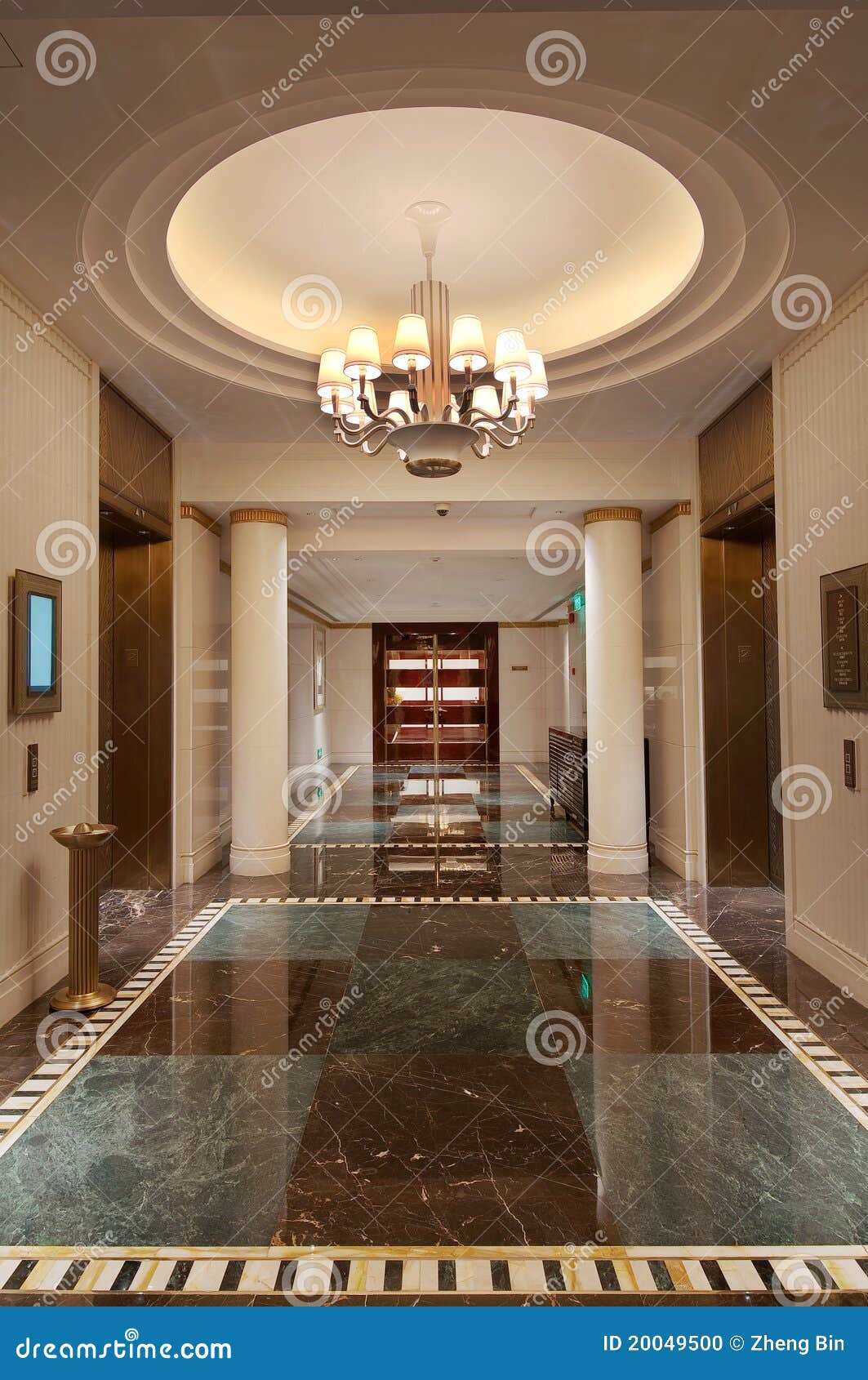 Aisle stock photo. Image of indoors, building, angle - 20049500