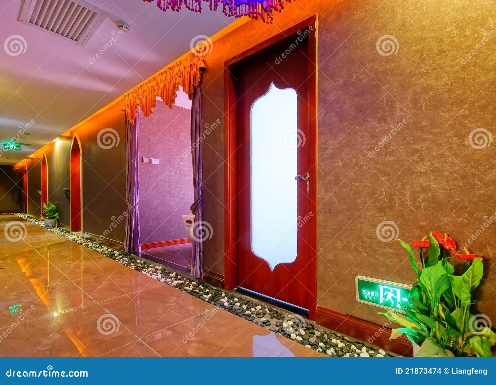 Aisle stock photo. Image of enjoy, house, modern, furniture - 21873474