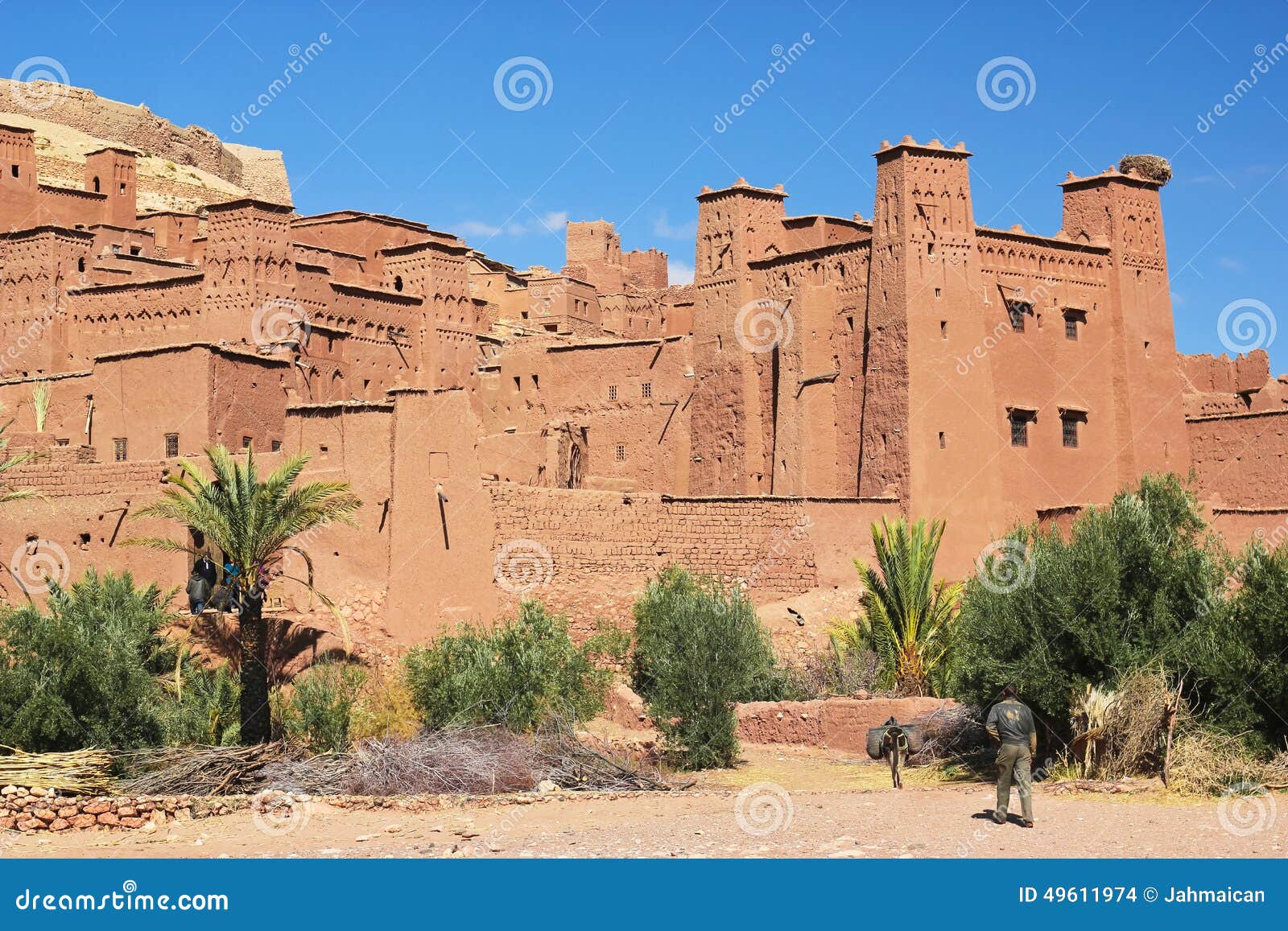 Ait Ben Haddou photo stock. Image du antique, horizontal - 49611974