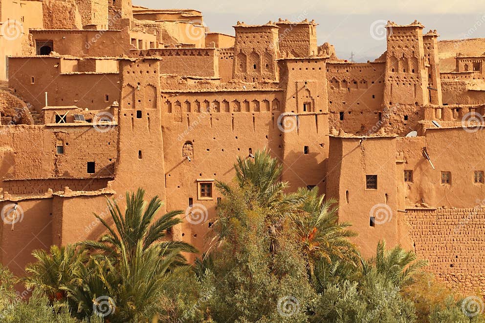 Ait Ben Haddu Marocco stock photo. Image of clay, architecture - 17659848