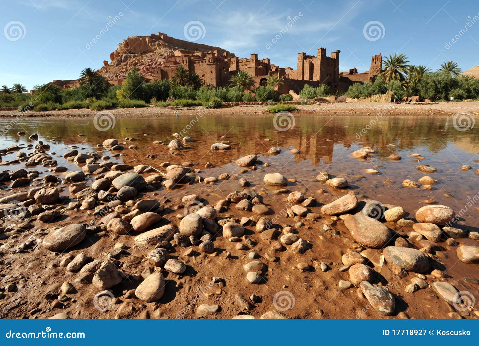 Ait Benhaddou stock image. Image of kasbah, clay, ksar - 17718927