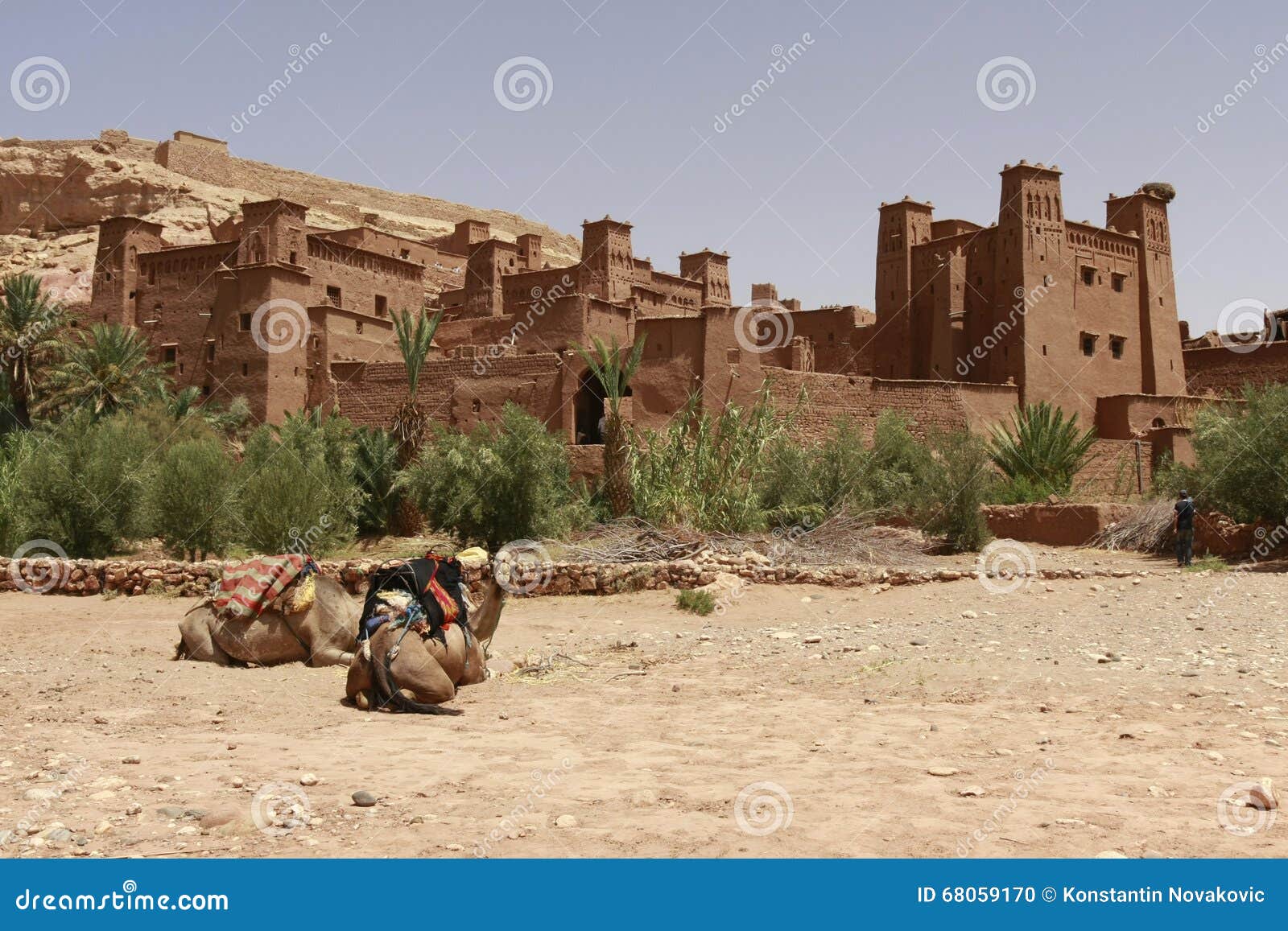 Ait Benhaddou stock photo. Image of benhaddou, traditional - 68059170