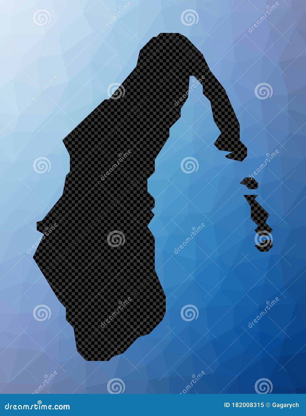 Aitutaki geometric map. stock vector. Illustration of effect - 182008315