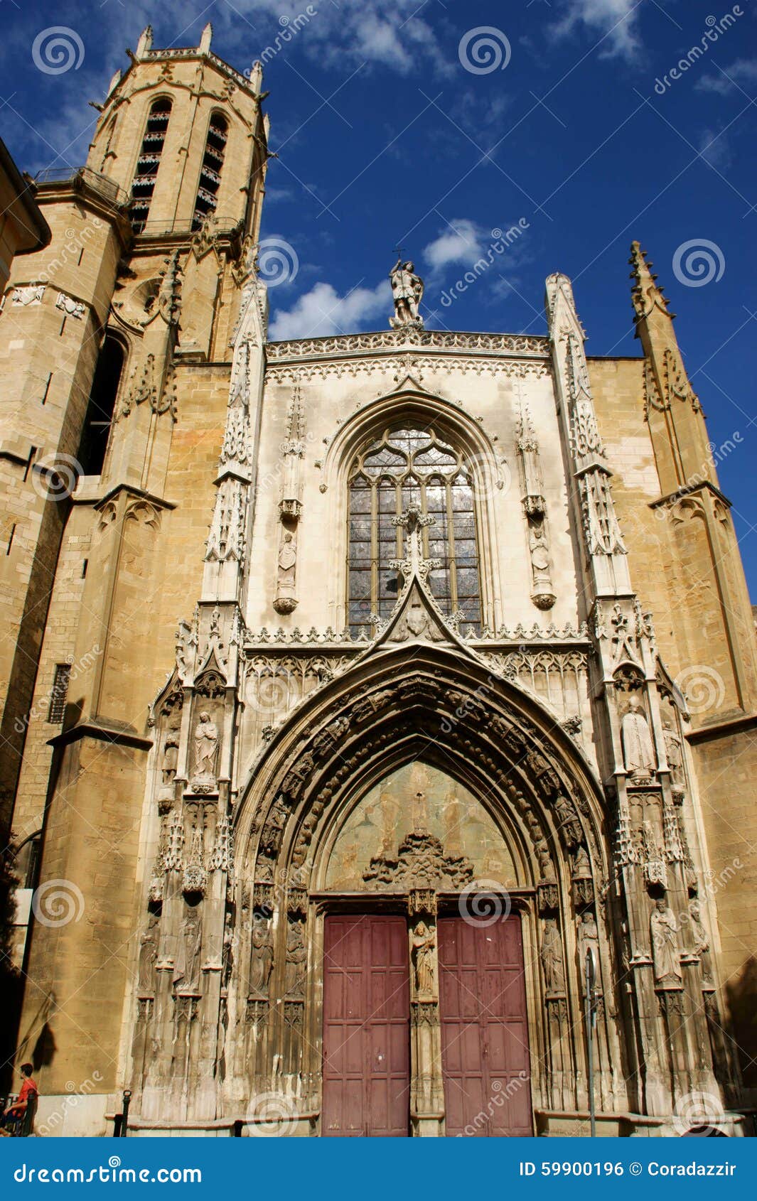 Aix en Provence Cathedral stock photo. Image of paul - 59900196