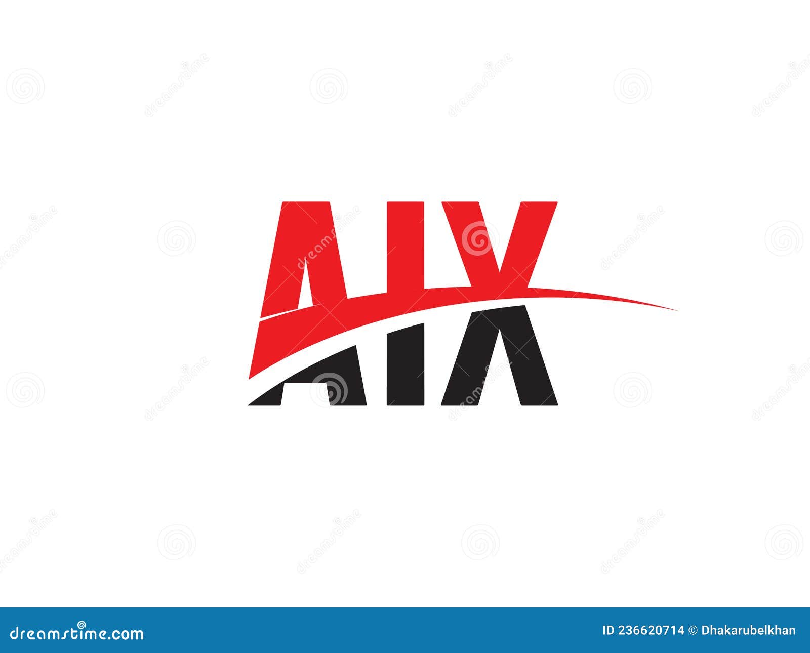 AIX Letter Initial Logo Design Vector Illustration Stock Vector ...