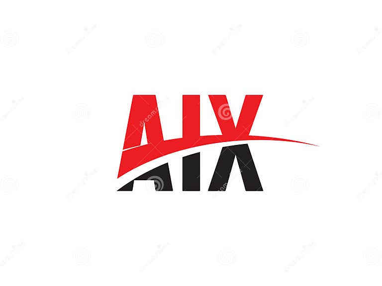 AIX Letter Initial Logo Design Vector Illustration Stock Vector ...