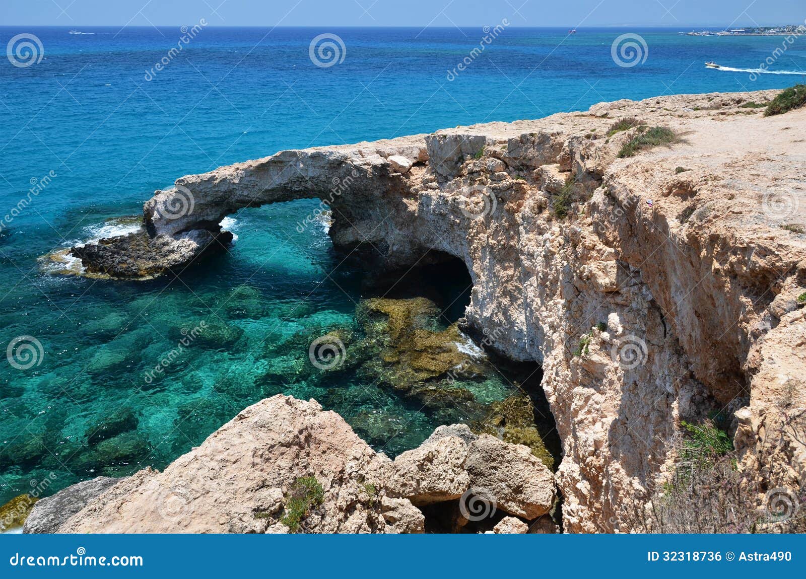 Aiya Napa, Cyprus stock photo. Image of aiya, coast, rock - 32318736