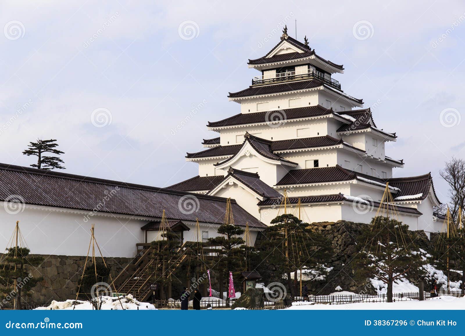 Aizuwakamatsu Castle editorial photo. Image of hirayamashiro - 38367296