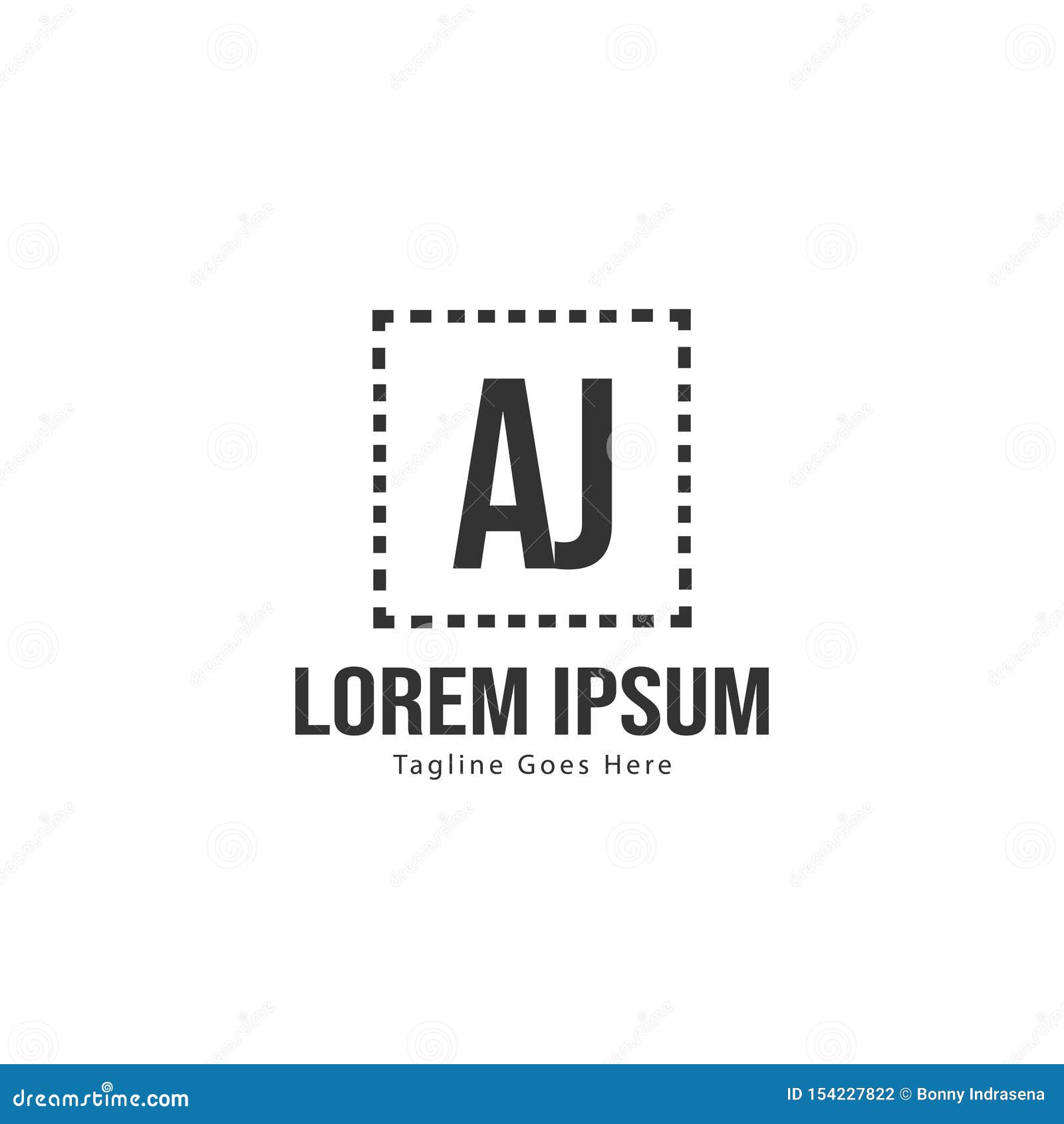 AJ Letter Logo Design. Creative Modern AJ Letters Icon Illustration ...