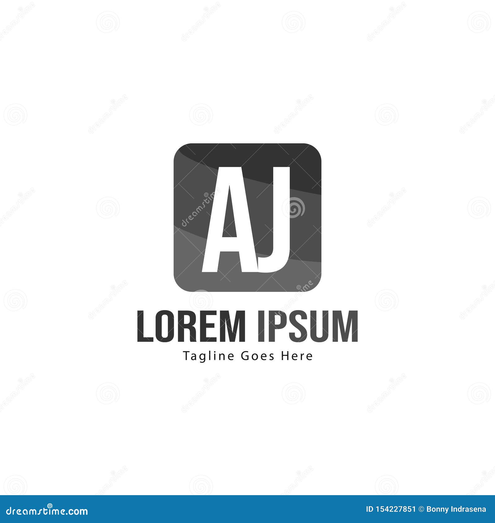 AJ Letter Logo Design. Creative Modern AJ Letters Icon Illustration ...