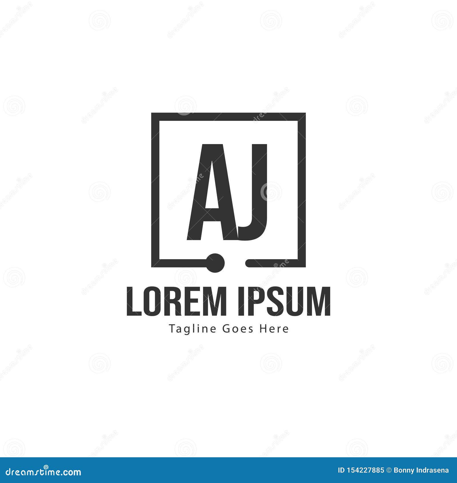 AJ Letter Logo Design. Creative Modern AJ Letters Icon Illustration ...