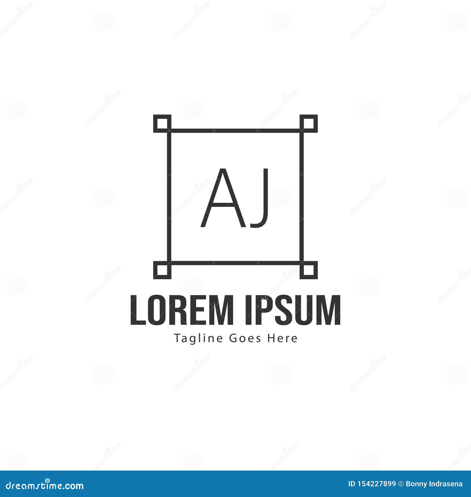 AJ Letter Logo Design. Creative Modern AJ Letters Icon Illustration ...