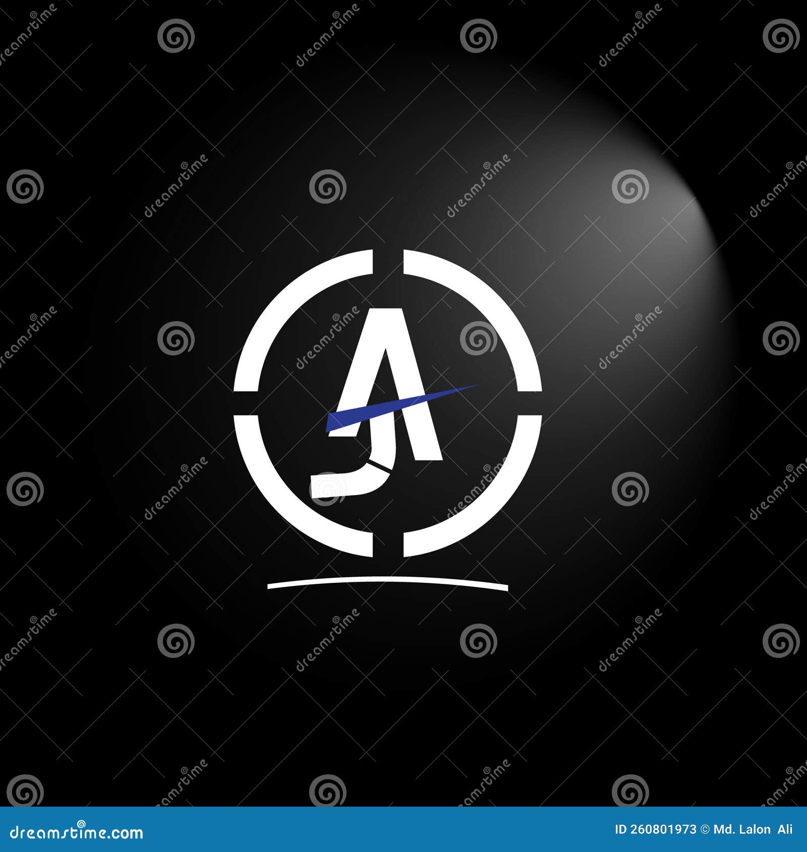 AJ Text Logo Design Vector stock vector. Illustration of screenshot ...