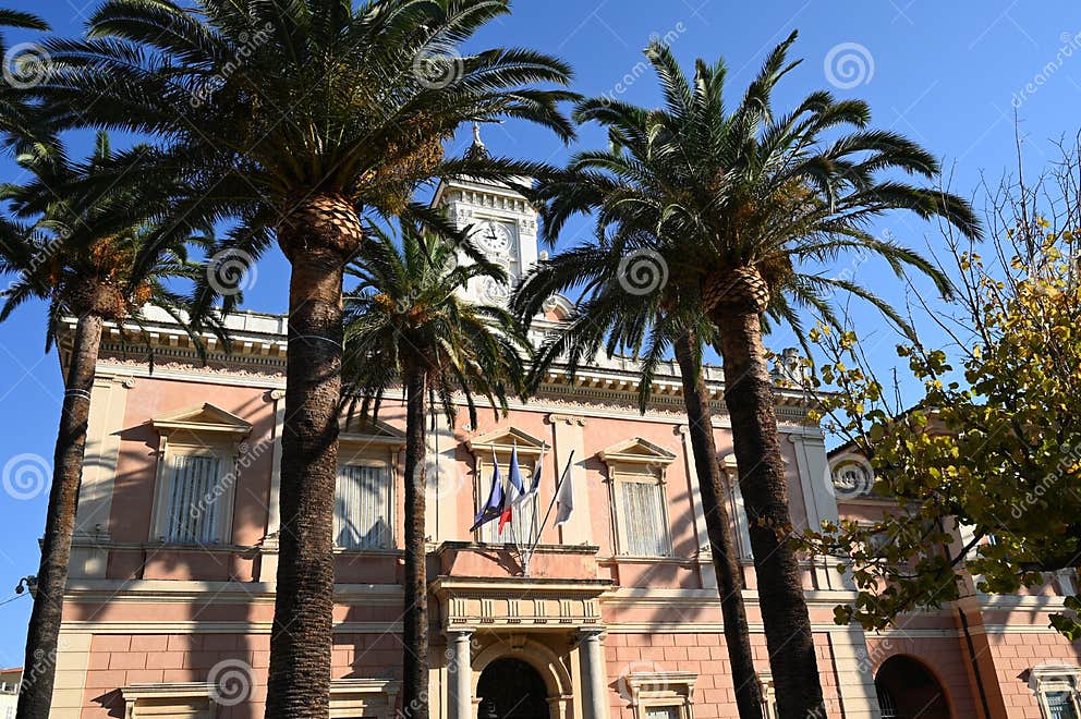 Ajaccio Town Hall in Corsica in Summer Stock Image - Image of hall ... Ajaccio Town Hall in Corsica in Summer Stock Image - Image of hall ...