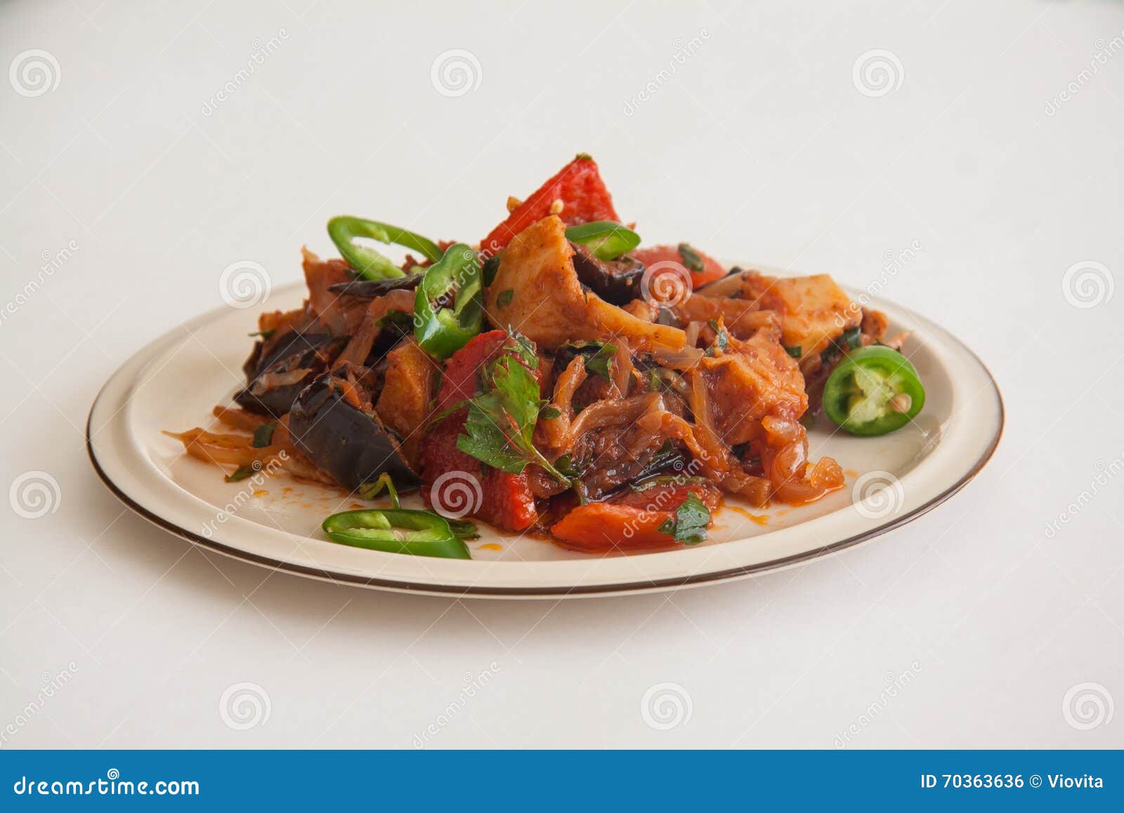 Ajapsandali stock photo. Image of sauce, ajapsandal, mealnutrition ...
