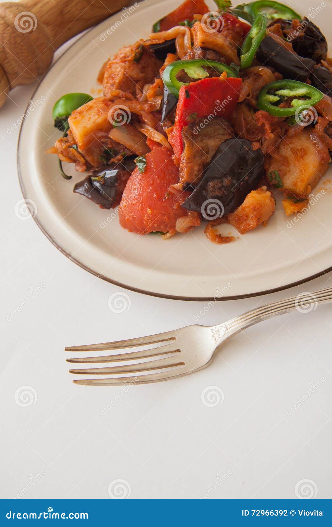 Ajapsandali stock photo. Image of georgian, kitchen, basil - 72966392