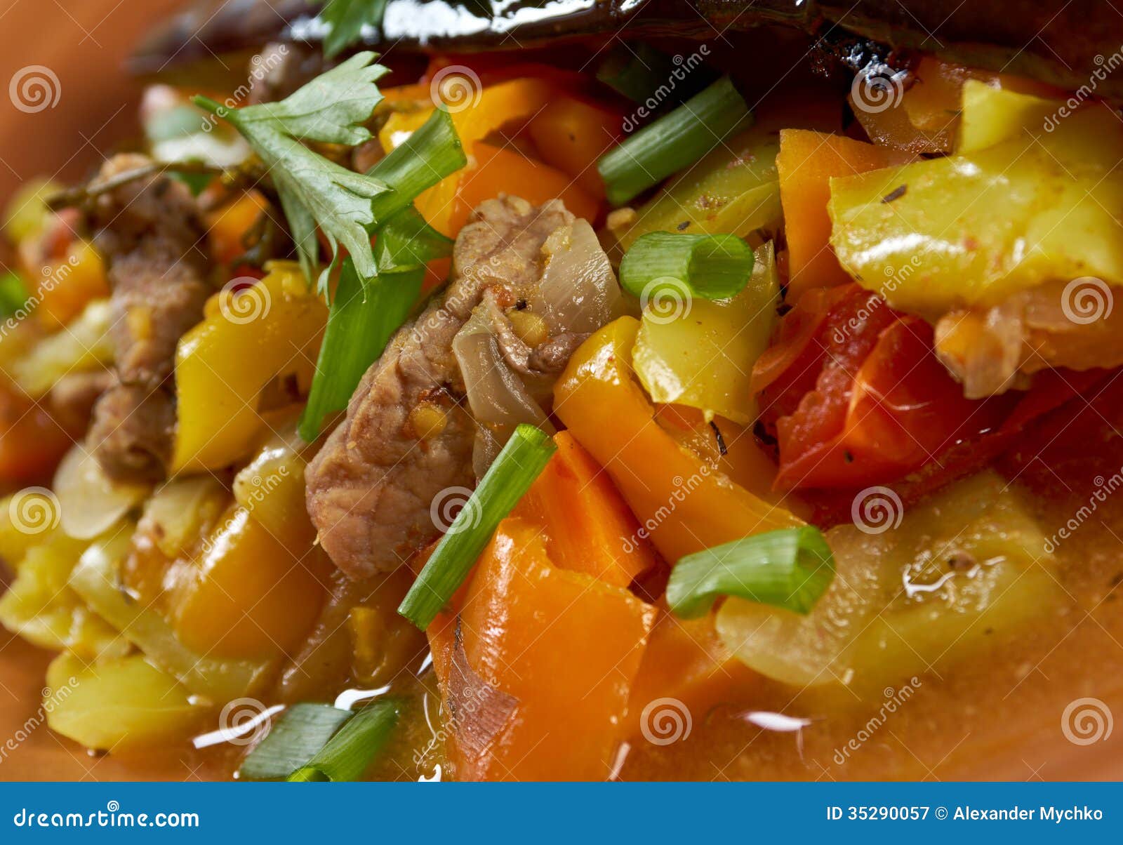 Ajapsandali stock image. Image of dinner, rustic, food - 35290057