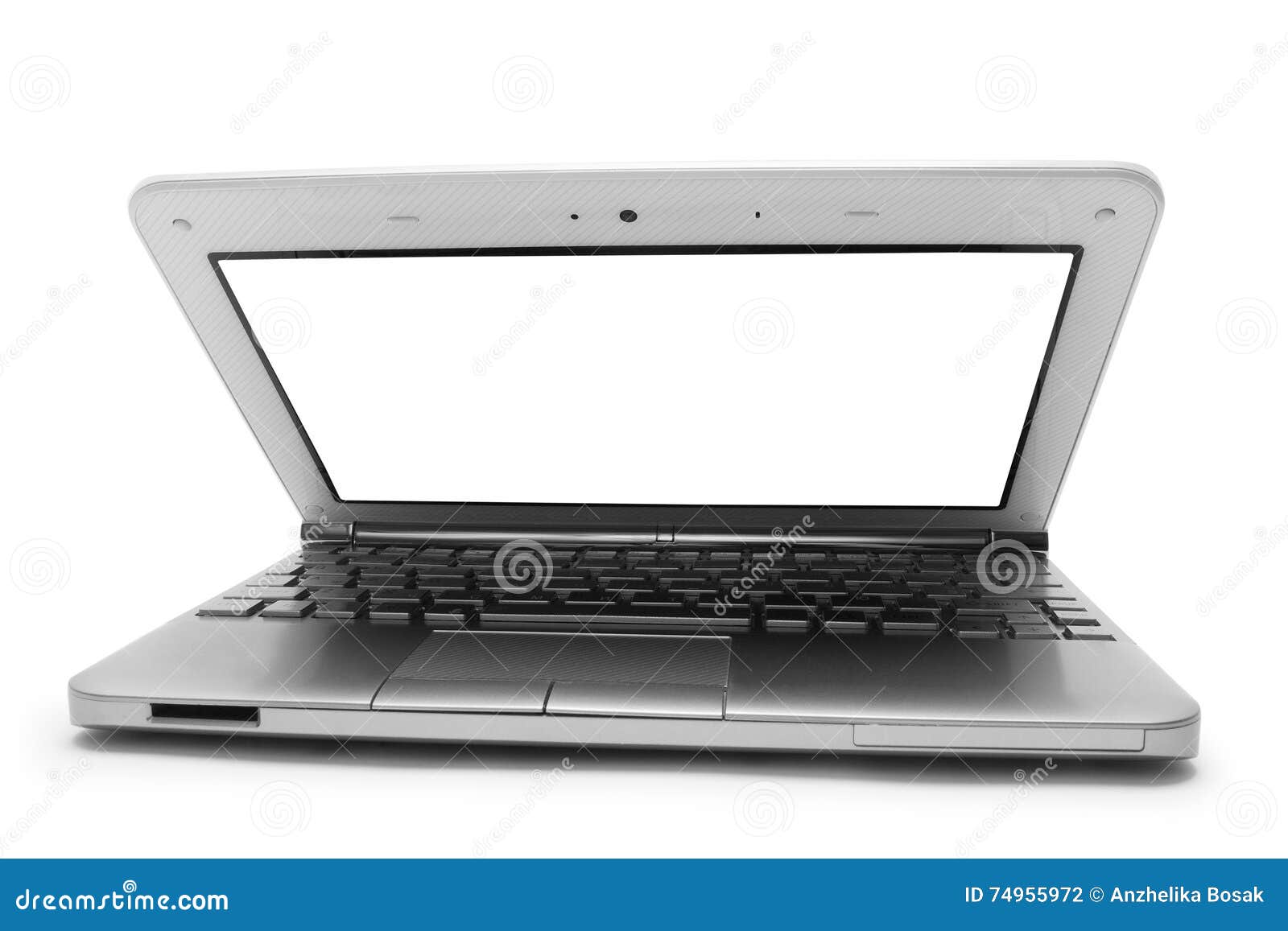 Ajar netbook stock photo. Image of liquid, global, subnotebook - 74955972