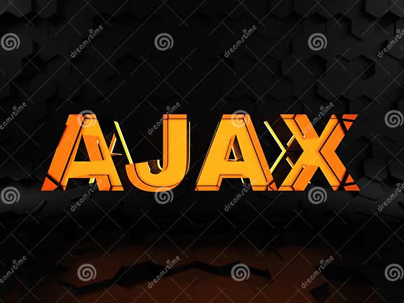 Ajax - Asynchronous JavaScript and XML Stock Illustration - Illustration of document ...