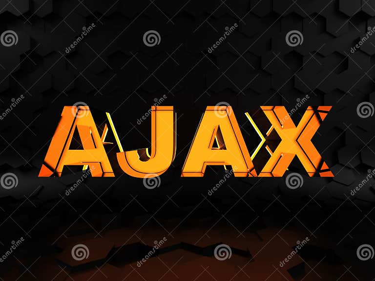 Ajax - Asynchronous JavaScript and XML Stock Illustration ...