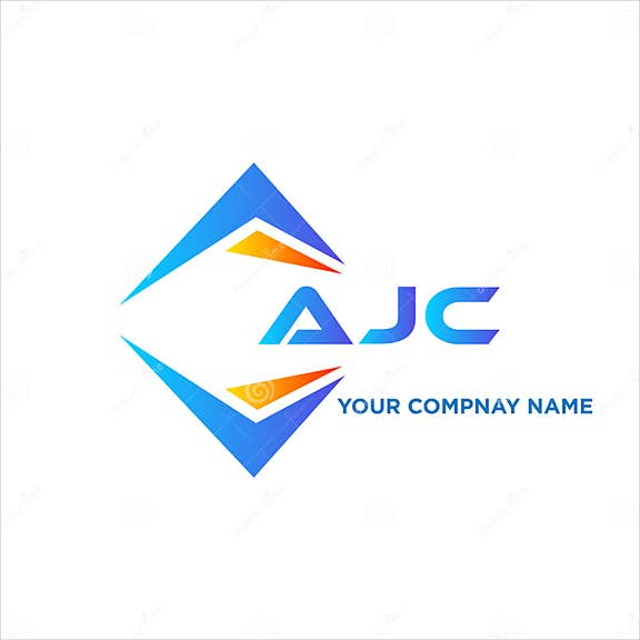 AJC Abstract Technology Logo Design on White Background. AJC Creative ...